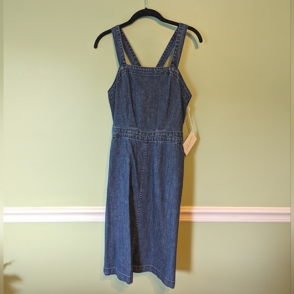 Universal Thread | Dresses | New Universal Thread Denim Jumper Dress W ...